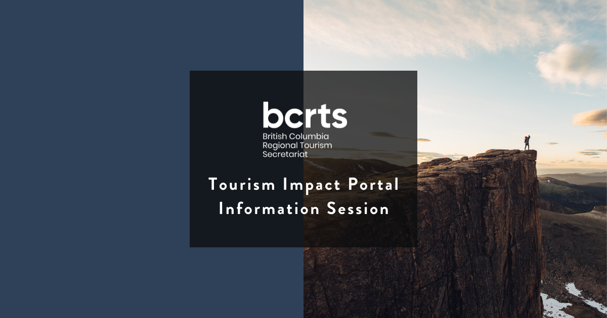 IMPACT PORTAL SESSIONS - Kootenay Rockies Tourism